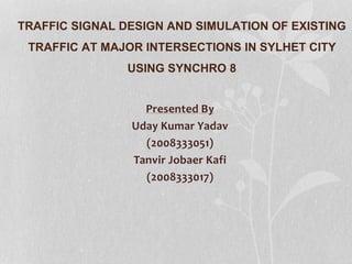 traffic singal design and model | PPTX | Technology & Computing
