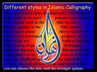Islamic Calligraphy | PPT