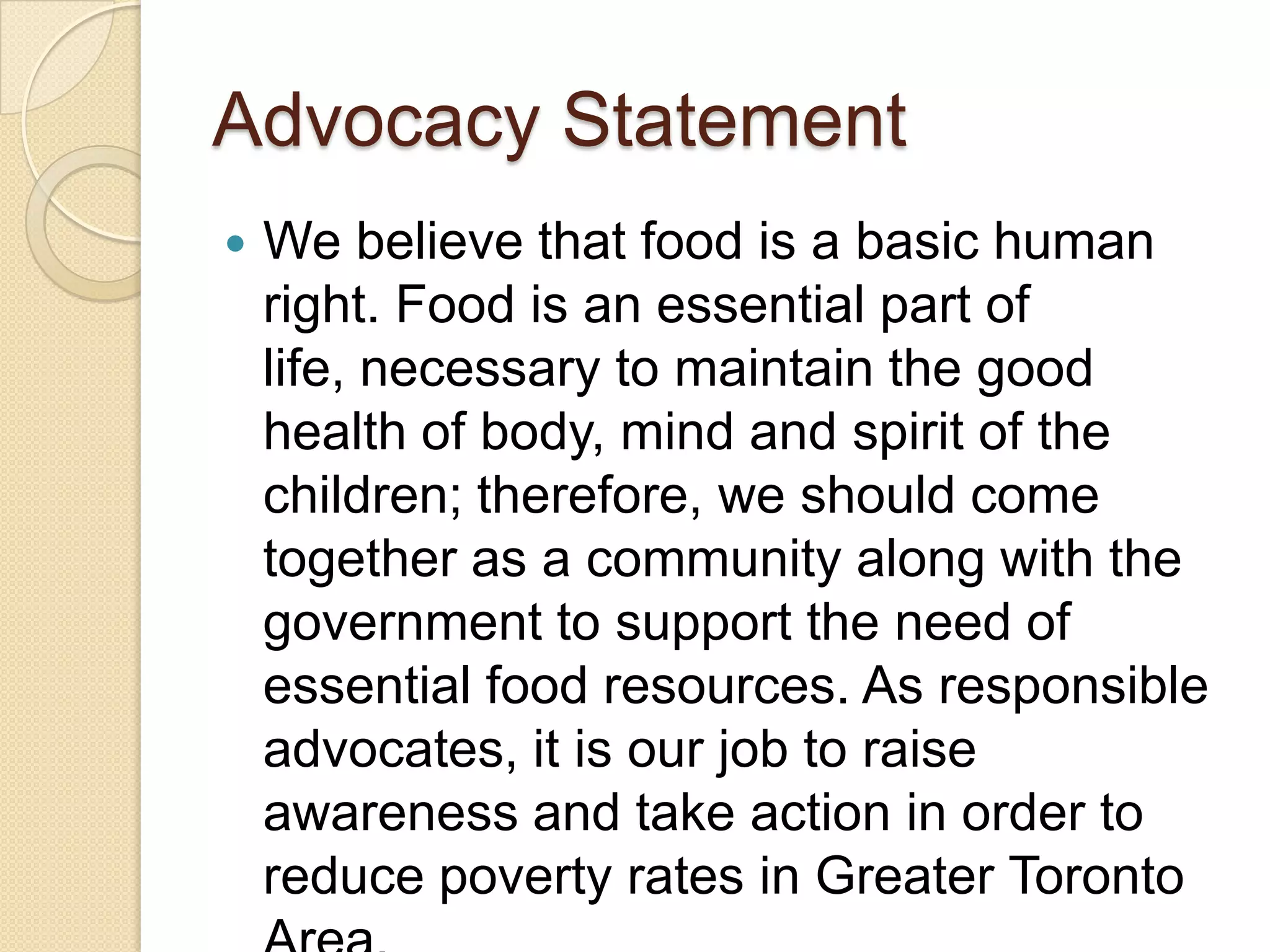 Advocacy - Poverty | PPTX