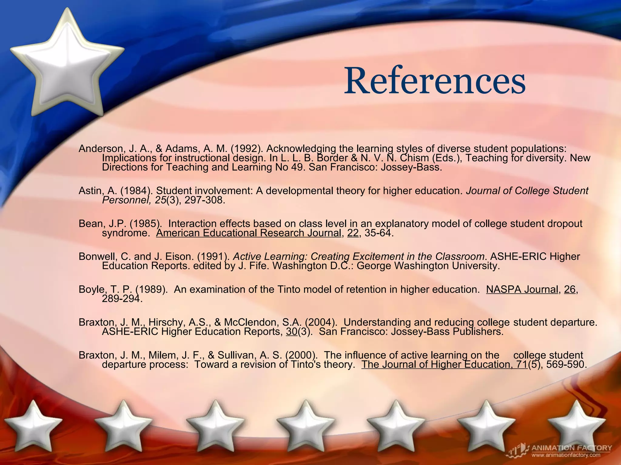 Student Persistence | PPT