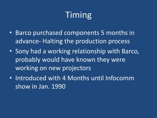 Barco Projection Systems Case Study | PPTX