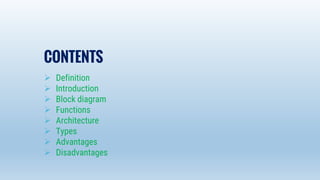 Computer architecture | PPTX