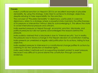 The PhD Viva Voice Presentation on Coercive Diplomacy | PPTX