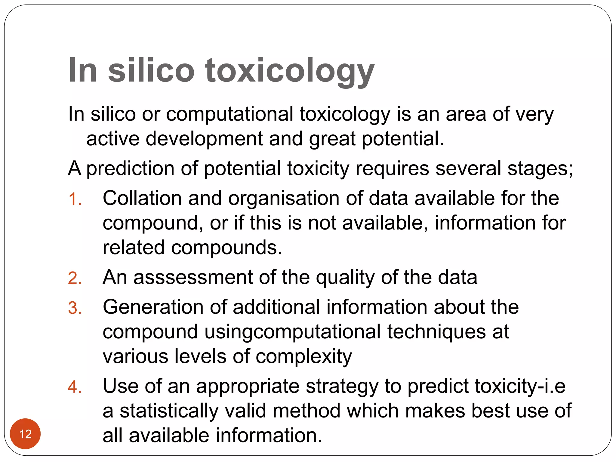 presentation on in silico studies | PPTX