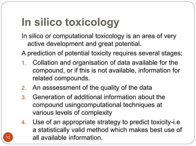 presentation on in silico studies | PPTX | Pharmaceutical Industry | Industries