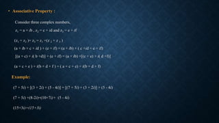Complex numbers | PPTX