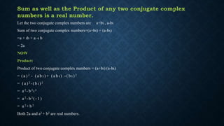Complex numbers | PPTX