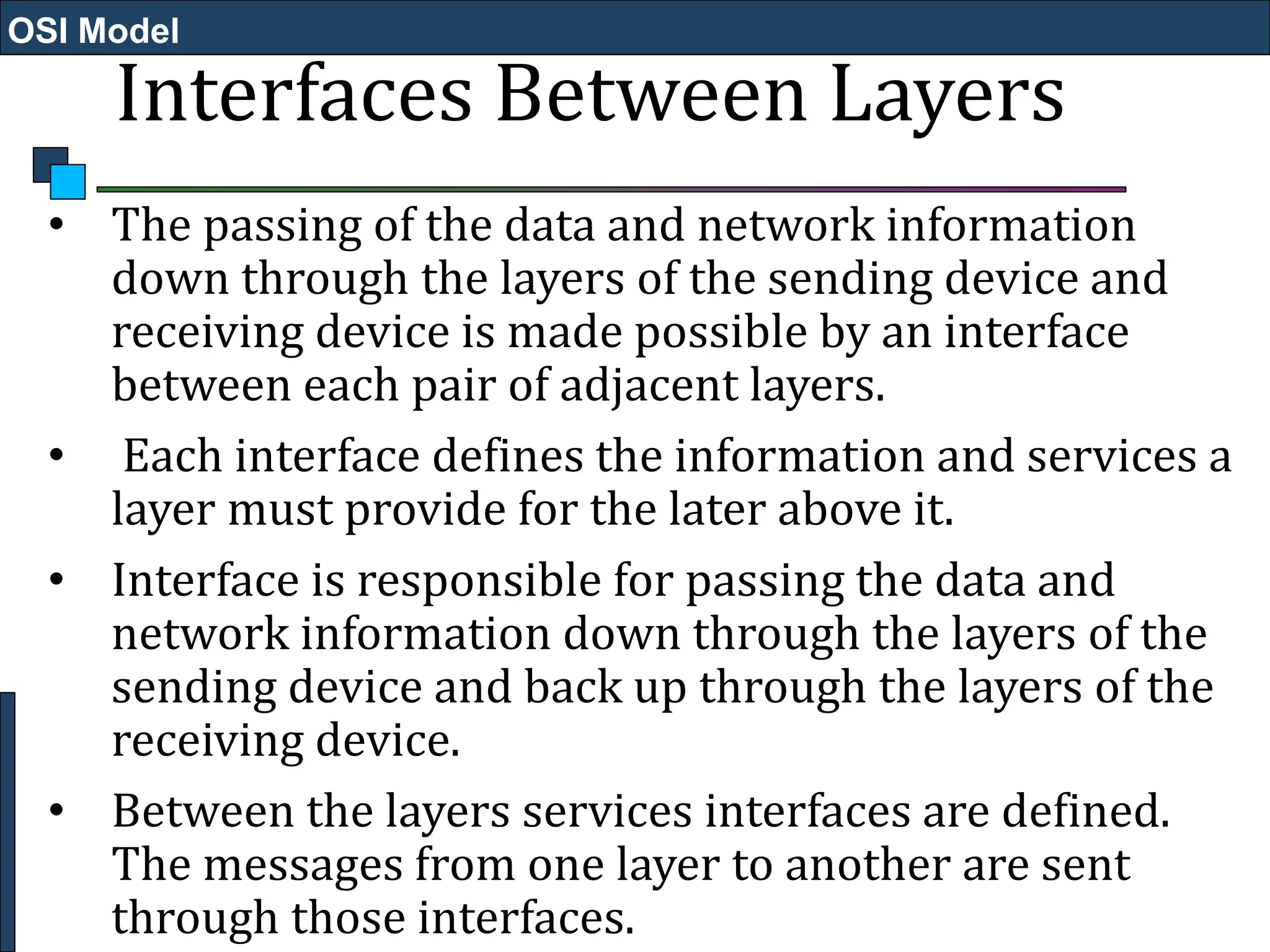 Open system interference reference model.pptx | Computer Networking | Computing
