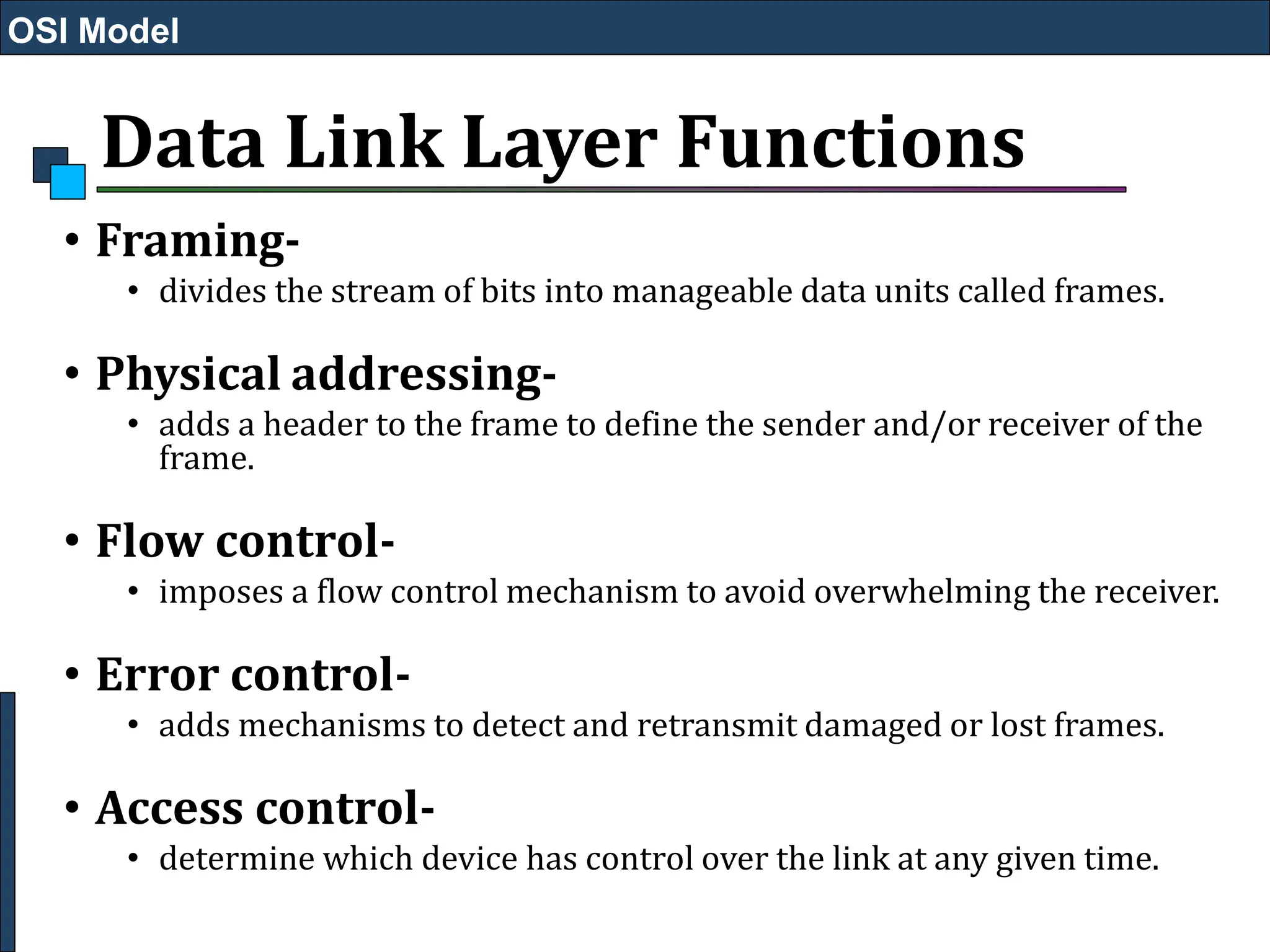 Open system interference reference model.pptx | Computer Networking | Computing