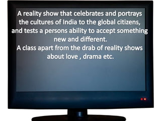 Concept for a New Reality TV Show | PPTX