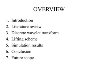 discrete wavelet transform | PPTX