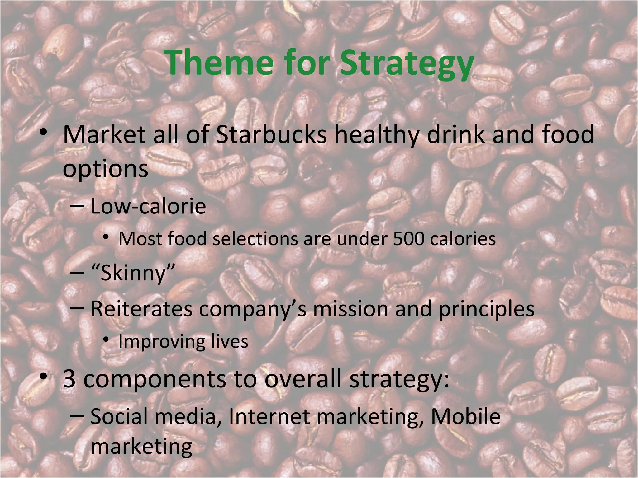 Starbucks Digital Marketing Campaign | PPT