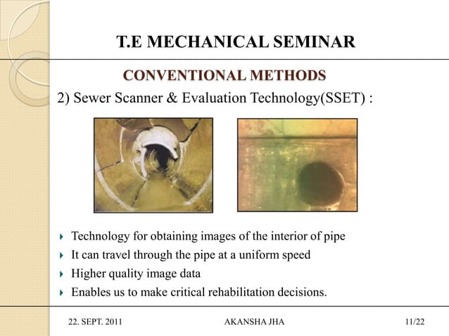 Crack detection in pipes | PPTX