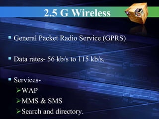Analysis of 1G, 2G, 3G & 4G | PPTX