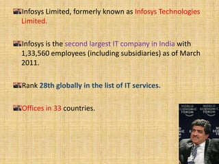 Infosys | PPTX | Business Administration | Business