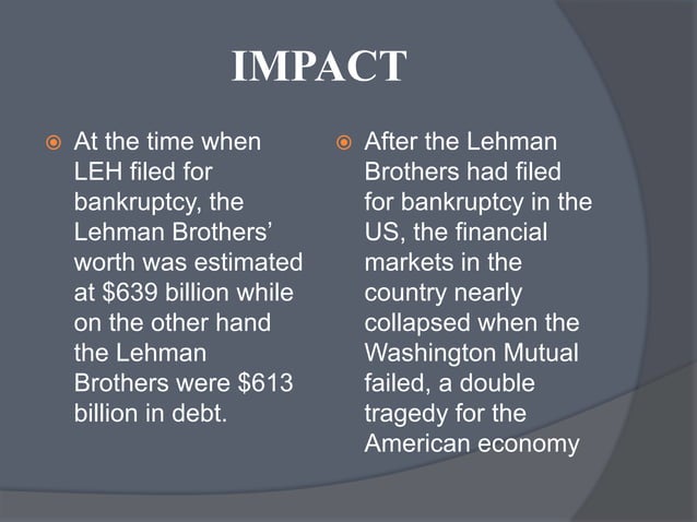 lehman brothers | PPTX