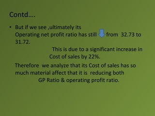 Financial statements analysis of Infosys annual report 2007-08 | PPT