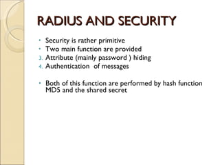 RADIUS | PPT