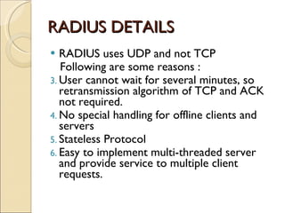 RADIUS | PPT