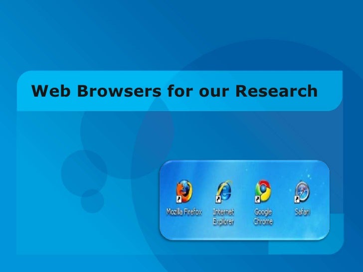 Research on Web Browsers ppt