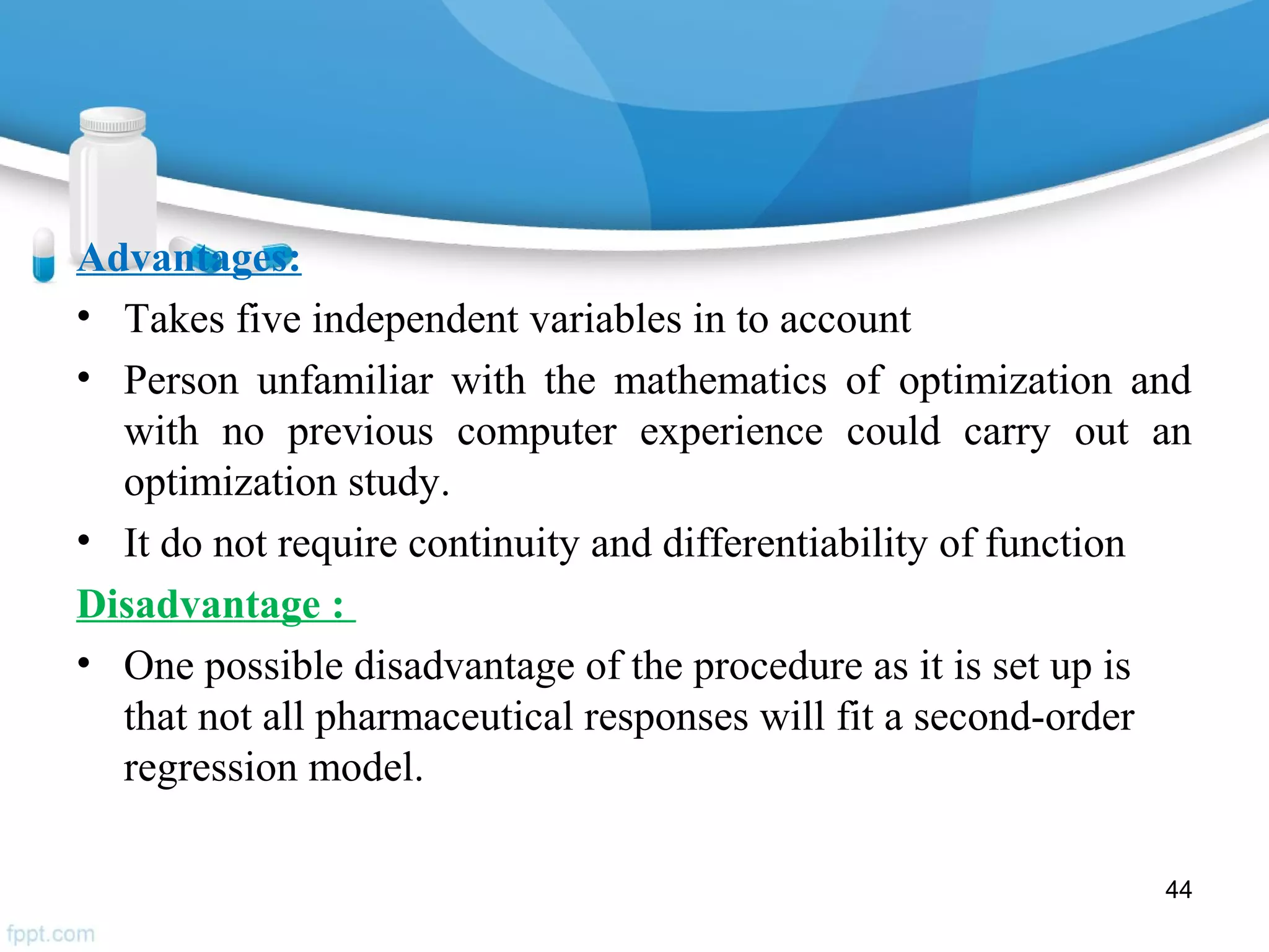 various applied optimization techniques and their role in ...