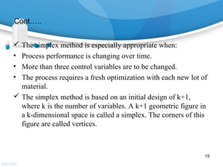 various applied optimization techniques and their role in ...