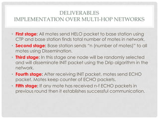 Implementation Of Byzantine Fault Tolerant Algorithm on WSN | PPTX