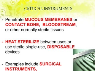STERILIZATION AND DISINFECTION IN A DENTAL CLINIC ppt | PPTX
