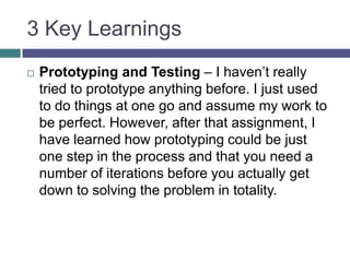 Design Thinking Action Lab - Key Learnings, Experience & Application to ...