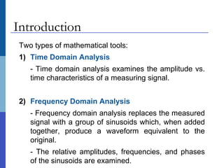 ppt on Time Domain and Frequency Domain Analysis | PPT