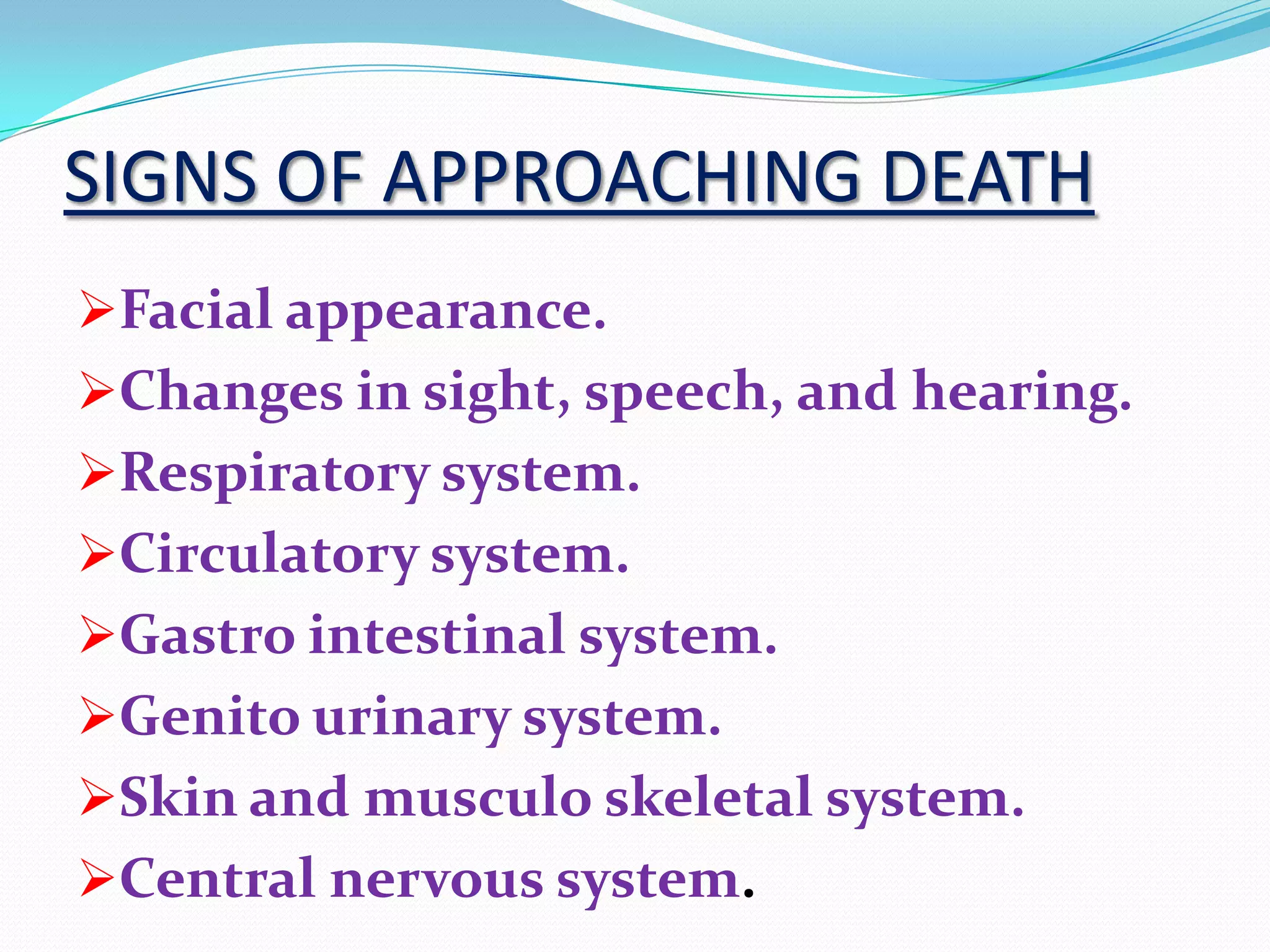 care of dying patient | PPTX