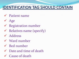 care of dying patient | PPTX