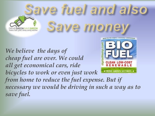 Save Fuel Save Environment | PPTX