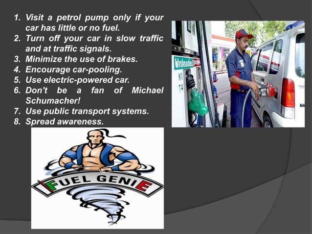 Save Fuel Save Environment | PPTX