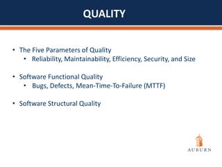 SOFTWARE QUALITY ASSURANCE AND DESIGN PATTERNS | PPT
