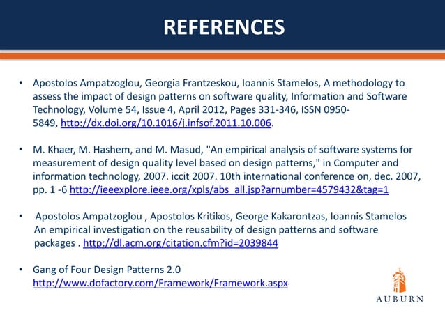 SOFTWARE QUALITY ASSURANCE AND DESIGN PATTERNS | PPT