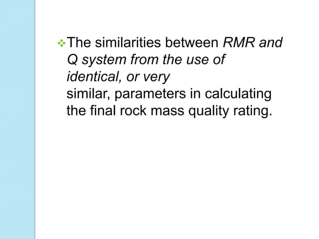 Rock Mass Classification | PPTX | Geology | Science