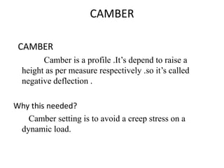 SEMI AUTOMATIC CAMBER SETTING IN FIXTURE | PPTX
