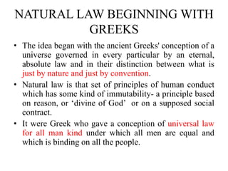 NATURAL LAW | PPTX