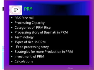 Rice Mill | PPTX