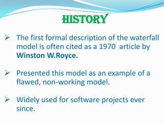 waterfall model | PPTX