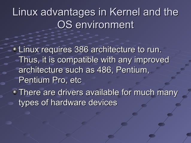 comparing windows and linux ppt