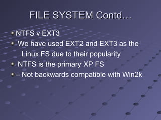 comparing windows and linux ppt | PPT