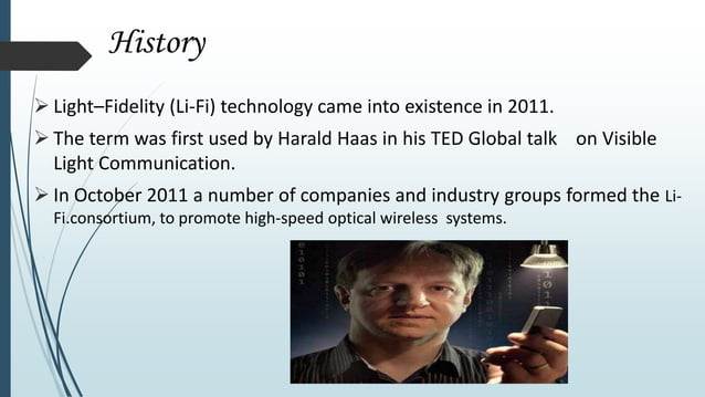 Li-Fi Technology presentation | PPTX | Computer Networking | Computing