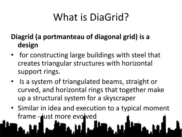 Diagrid Systems : Future of Tall buildings, Technical Paper by Jagmohan ...