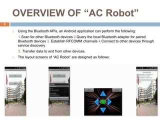 Android controlled robot | PPTX