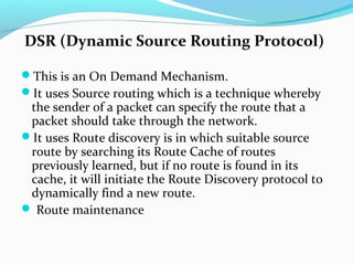 Performance Evaluation of Routing Protocols | PPT
