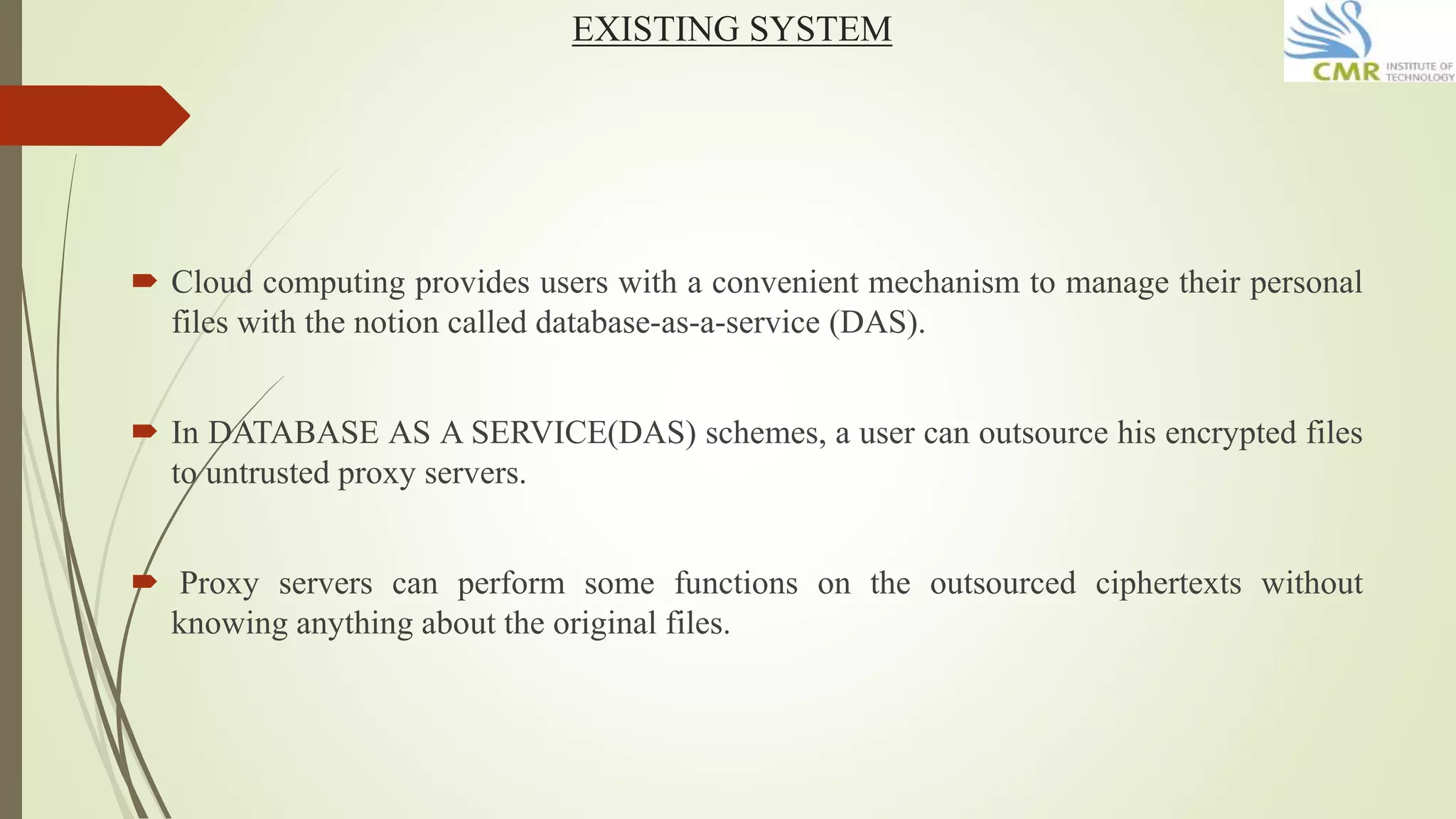 Identity Based Secure Distributed Storage Scheme | PPT
