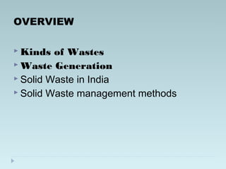 solid waste management | PPT