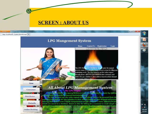 Gas Management System by Vikash Mainanwal | PPT | Computing | Technology & Computing